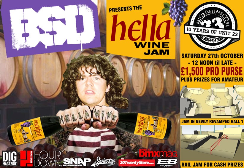 BSD ‘HELLA-WINE’ JAM AT UNIT 23 | Ride UK BMX