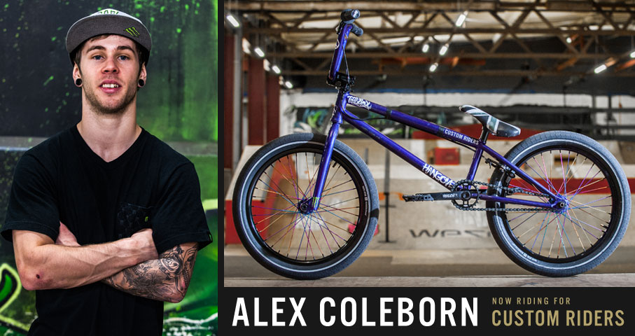 Alex Coleborn is now on the Custom Riders PRO team