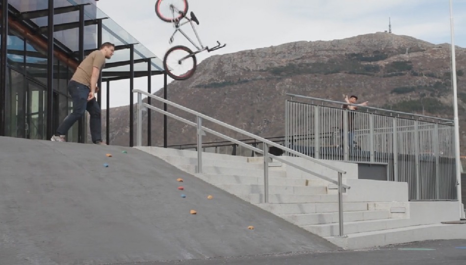 Thomas Sandvik in Bergen. | Ride UK BMX